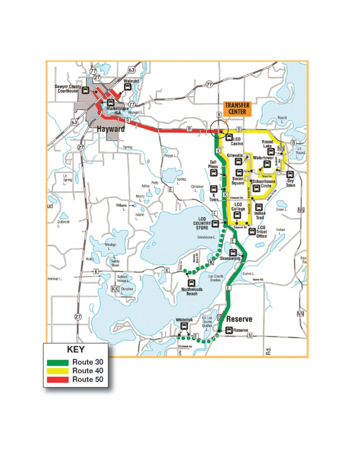 Deviated Fixed Route – Namekagon Transit – Hayward Wisconsin